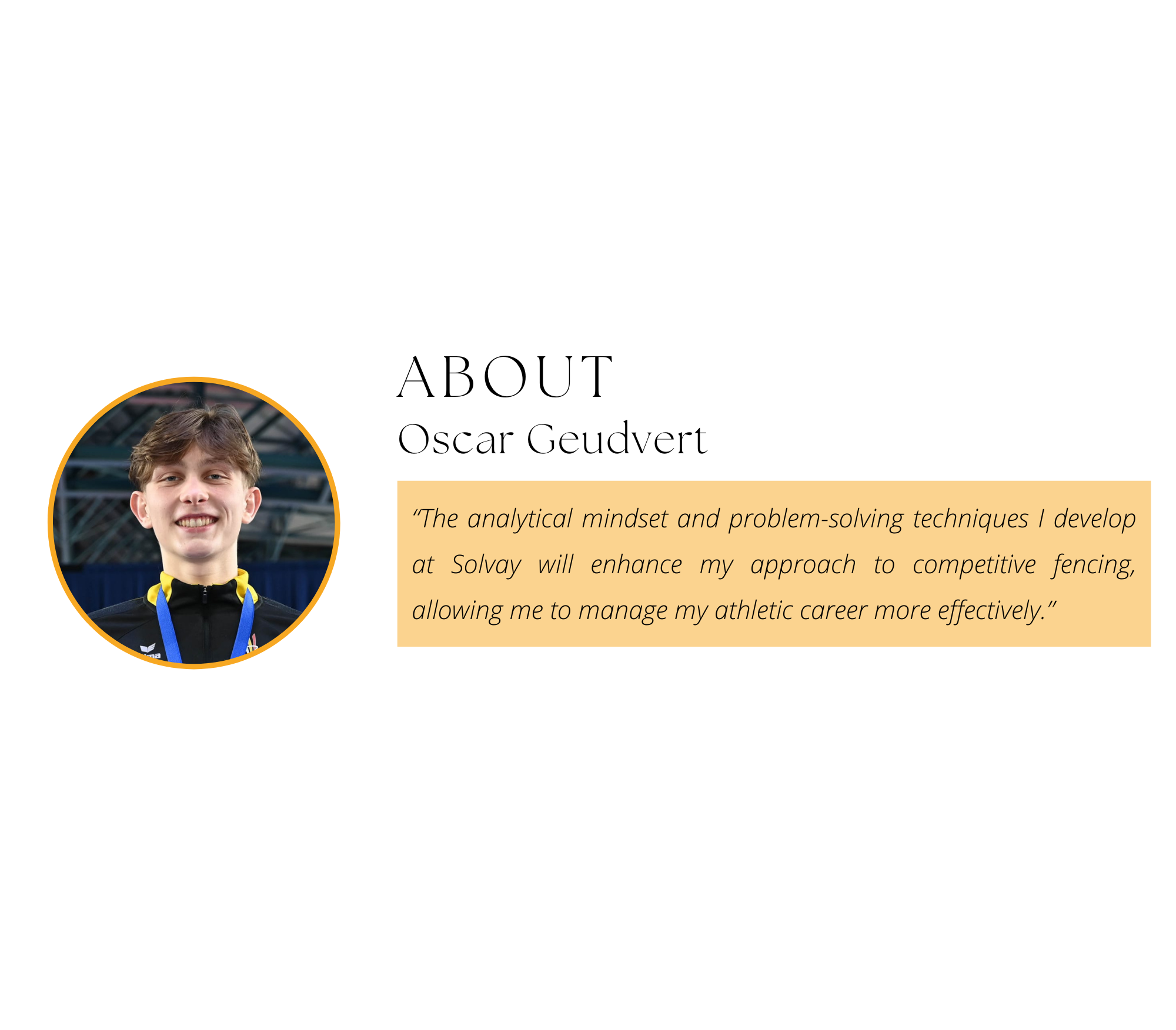 Campus standouts - Oscar Geudvert - Solvay Brussels School of Economics ...